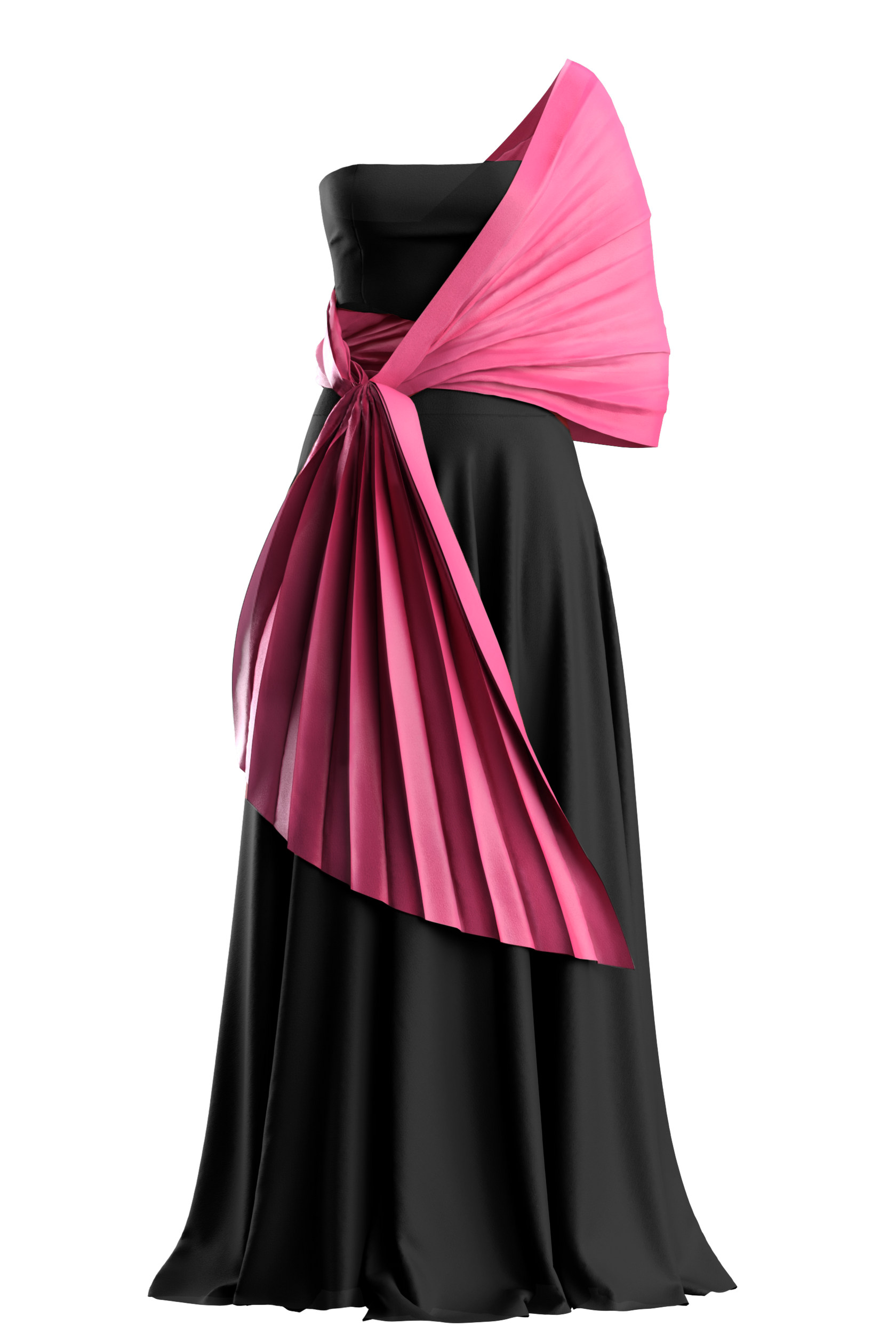 Dahlia - Luxurious Silk Lehenga with Pre-Pleated Shawl Design – WEST X EAST